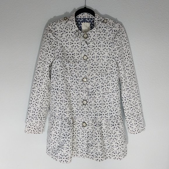 elevenses | Jackets & Coats | Anthropologie Elevenses White And Blue ...